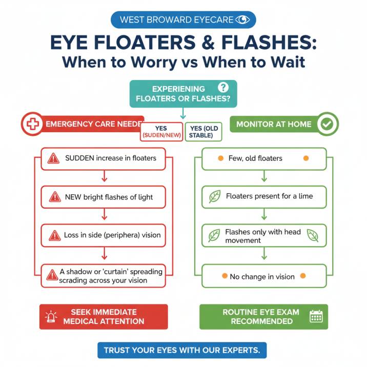 Eye Flashes & Floaters: When to Worry? (2026 Guide)